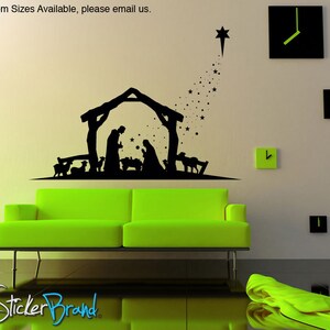 Vinyl Wall Decal Sticker Nativity Item Osmg105s - Etsy