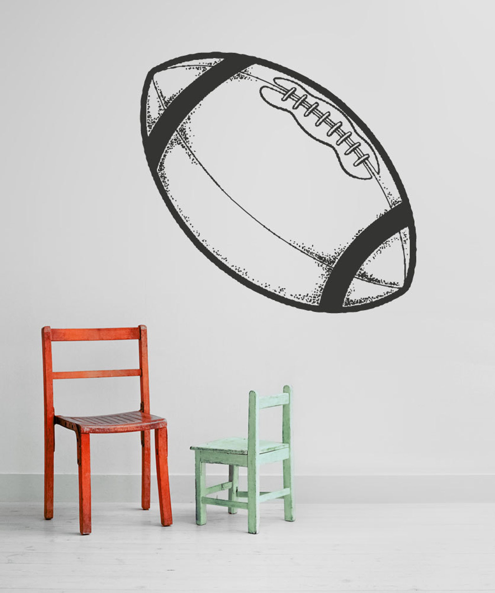 Vinyl Wall Decal Sticker Football OSAA188B - Etsy