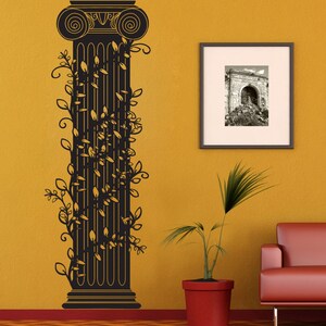 Greek Column Vinyl Wall Art Decal Sticker. European Greece Theme Decor ...