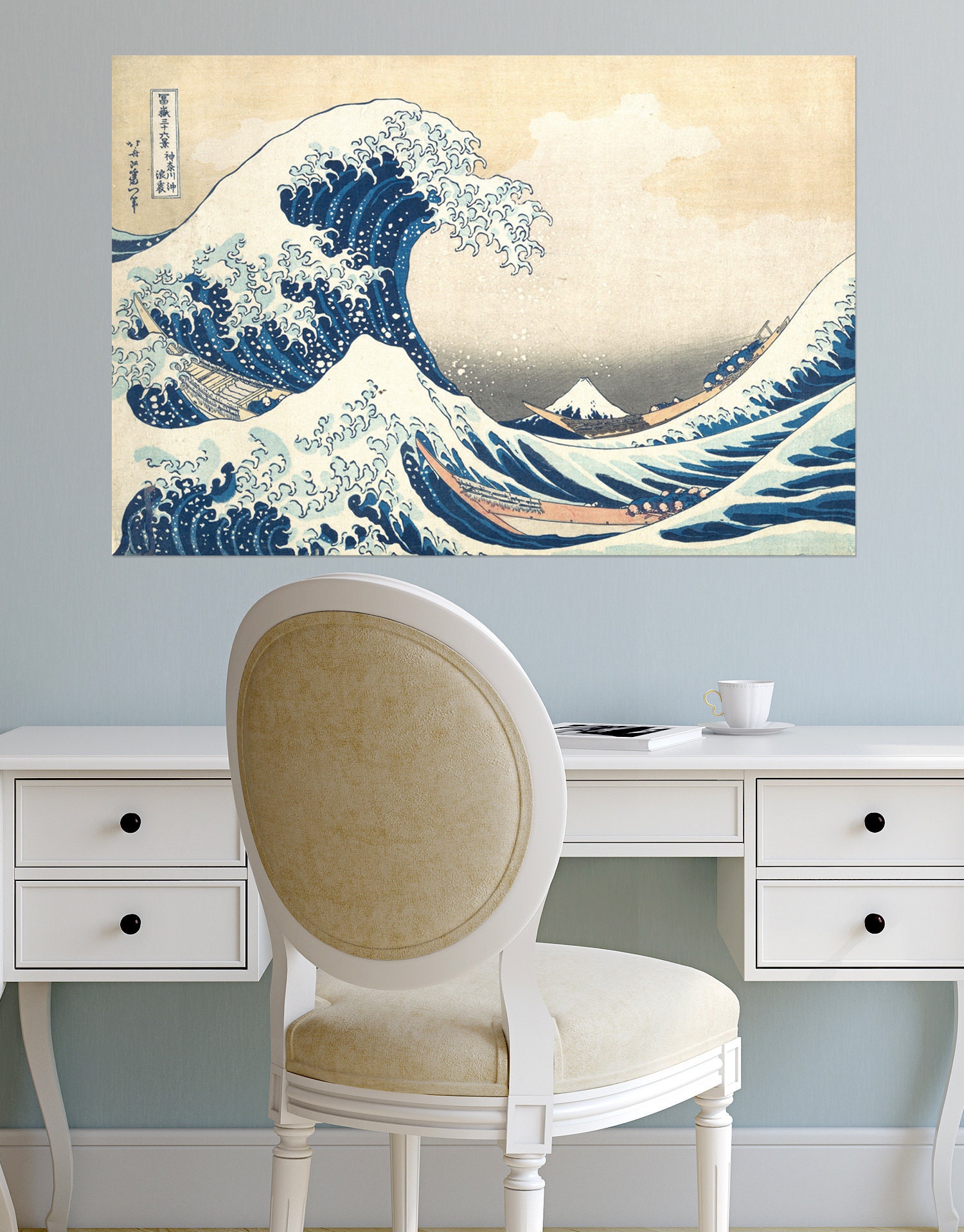 The Great Wave off Kanagawa by Katsushika Hokusai Poster | Etsy