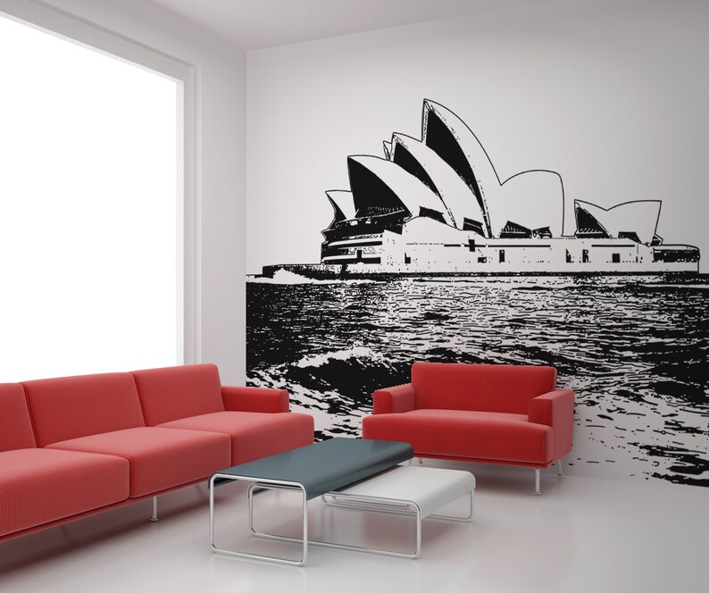 Vinyl Wall Decal Sticker Sydney Opera House Osaa488s - Etsy