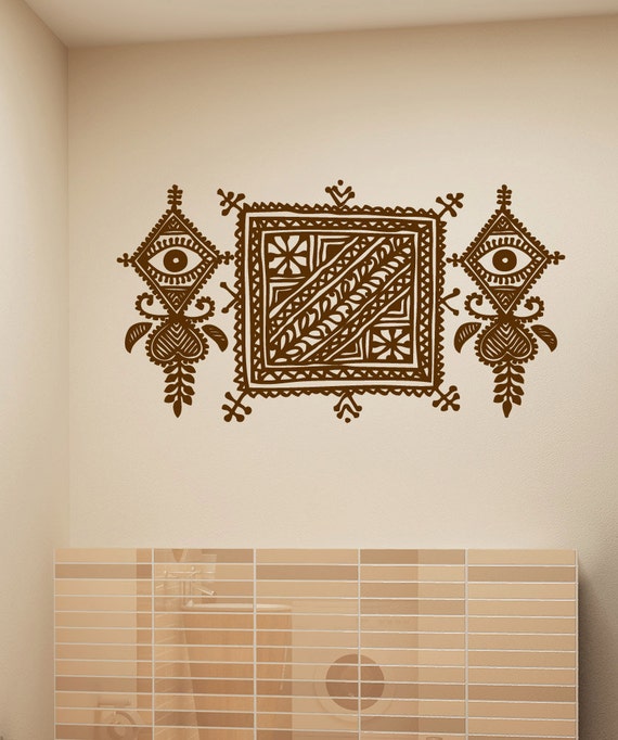Vinyl Wall Decal Sticker Moroccan Theme Design OSAA118B - Etsy
