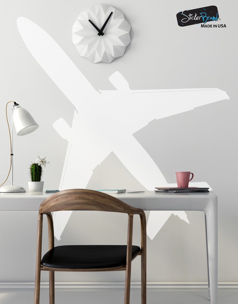 Airplane Wall Decal. Airline Air Plane Vinyl Wall Art Decal - Etsy