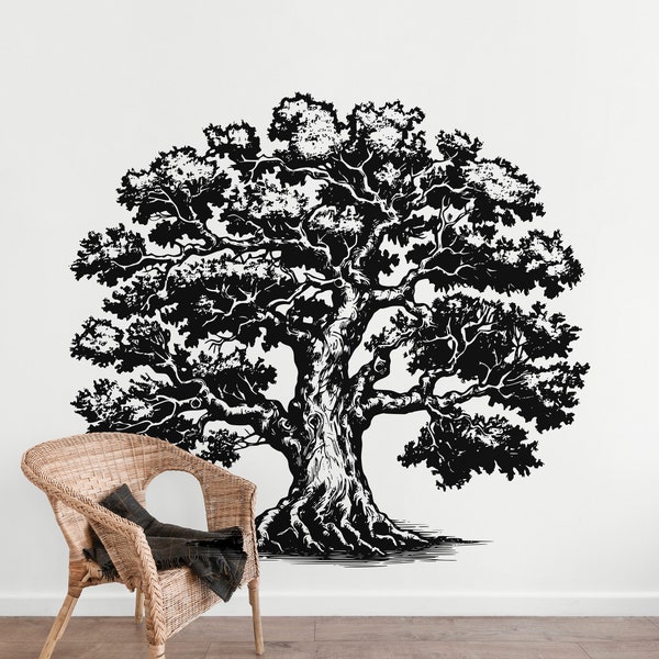 Family Tree Wall Decal - Etsy