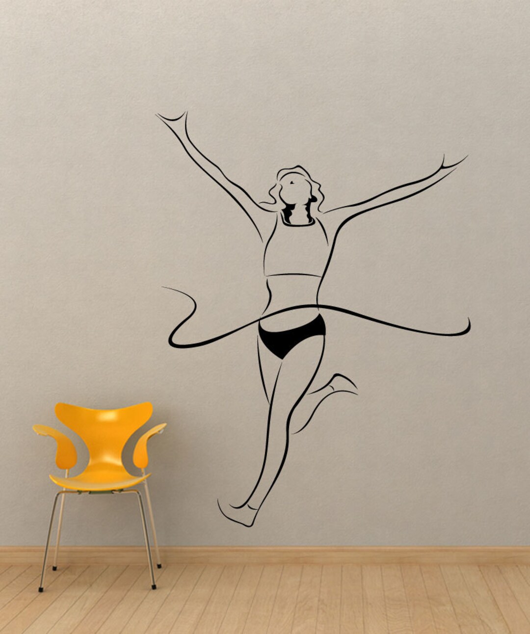 Vinyl Wall Decal Sticker Finish Line 1205s - Etsy