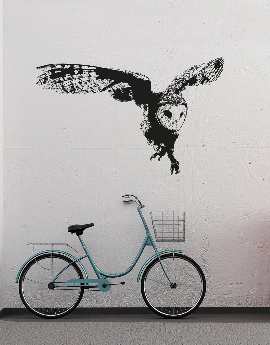 Australian Owl Flying Vinyl Wall Decal Sticker. Kid's Bedroom / Nursery ...