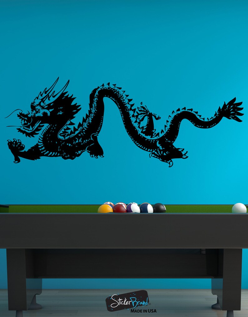 Chinese Dragon Wall Decal Sticker. Asian Home Decor. Kid's - Etsy