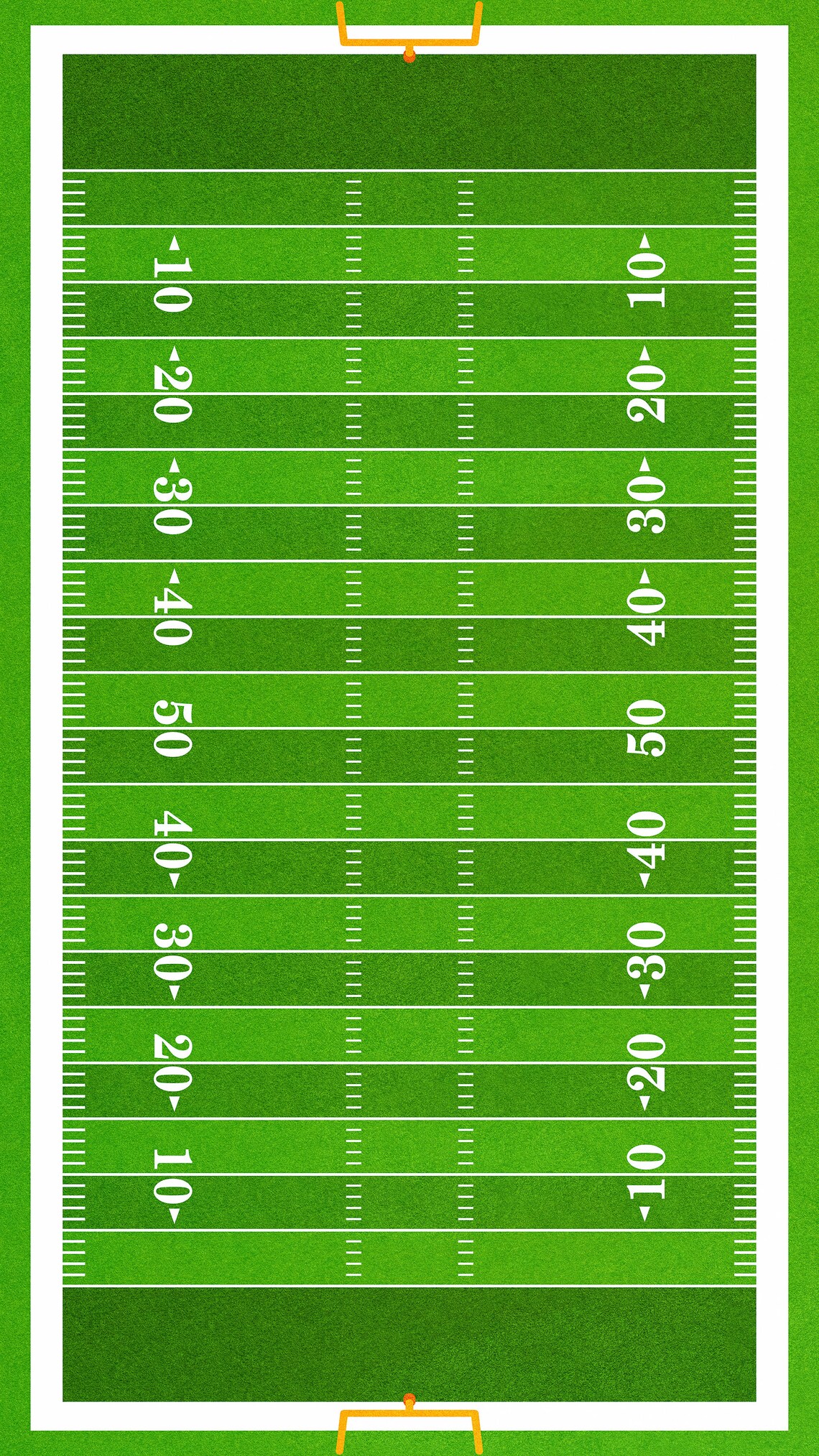 Football Field Wall Mural. 100 Yard Field With End Zone. | Etsy