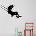 Vinyl Wall Decal Sticker Girl on Swing Osmg445s - Etsy