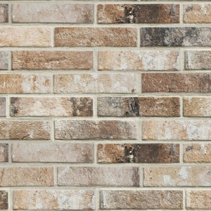 Brick Pattern Peel and Stick Wallpaper Mural – Light Tan and Brown ...