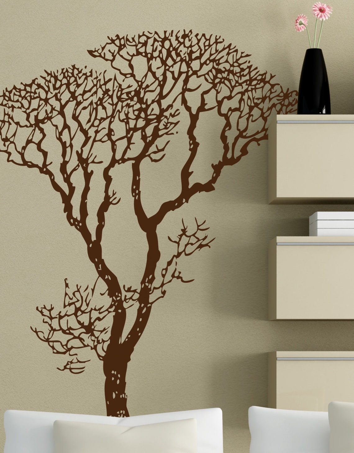 Bare Tree Wall Decal Sticker for your Bedroom Living Room - Etsy Italia