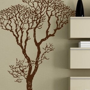 Bare Tree Wall Decal Sticker for Your Bedroom, Living Room Wall Decor ...