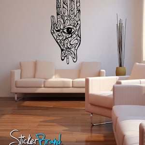 Vinyl Wall Decal Sticker Hand Eye Mconde103b - Etsy