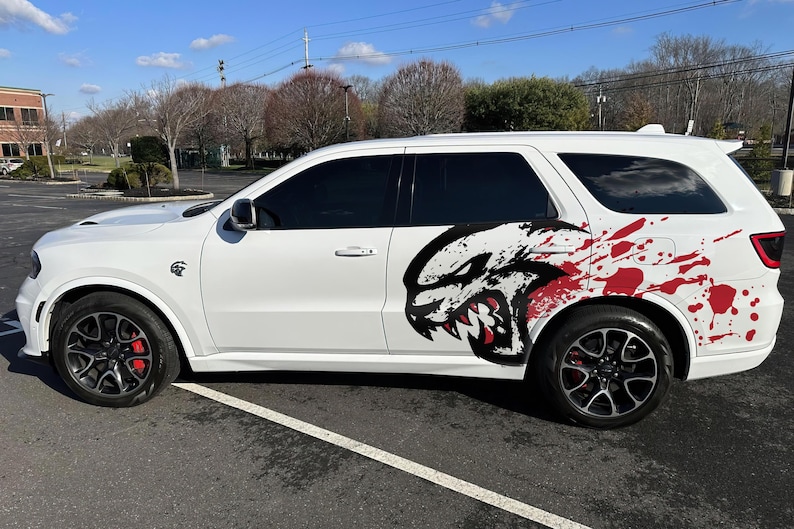 Hell Cat Decal Sticker. Charger, Challenger, Durango. Blood Splatter ...