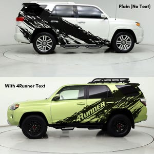 Mud Splash Vinyl Car Graphic Sticker for Toyota 4runner. Set of 2. 4 ...