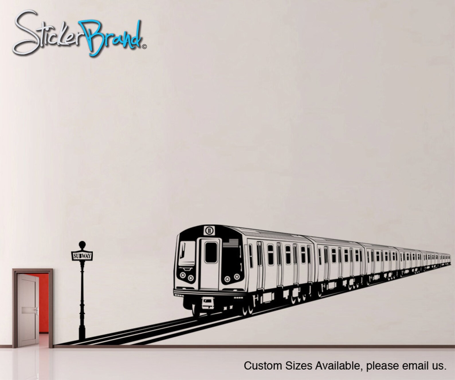 New York City Subway Wall Decal Sticker. NYC Train - Etsy