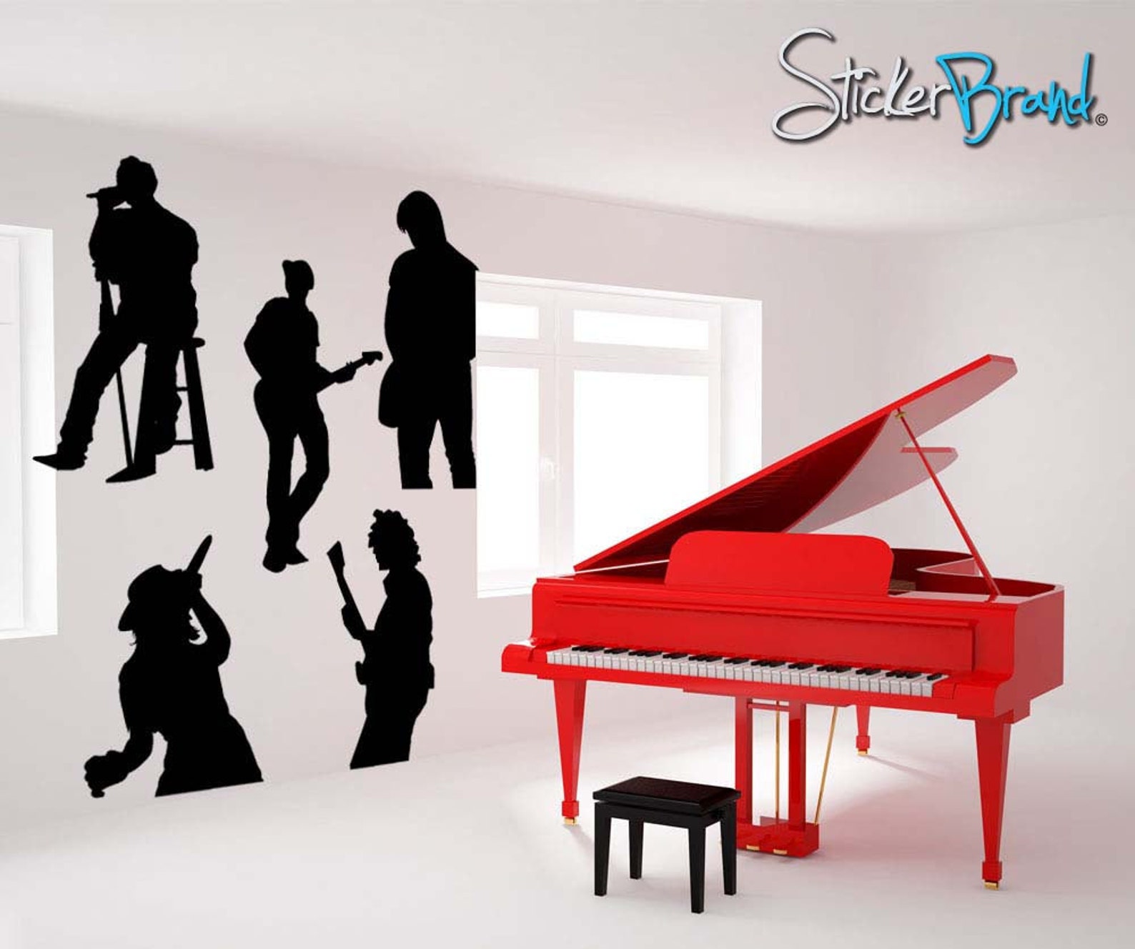 Vinyl Wall Decal Sticker Rock Band OSMG147 - Etsy