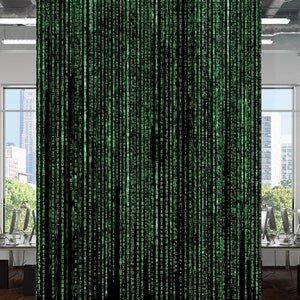 Computer Matrix Style Lines of Code Wall Mural Matrix Wallpaper Game ...