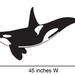 Vinyl Wall Decal Sticker Killer Whale Orca 648 - Etsy