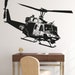 Military Huey Helicopter Wall Decal Sticker. Gift for Veteran. Navy ...