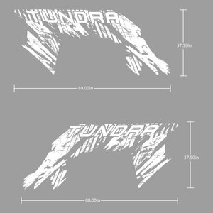 Truck Mud Splash Vinyl Car Graphic Sticker for Tundra. Set of 2. Tundra ...