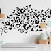 Cheetah Print Wall Decal Sticker. Spots Decal Sticker Leopard Print ...