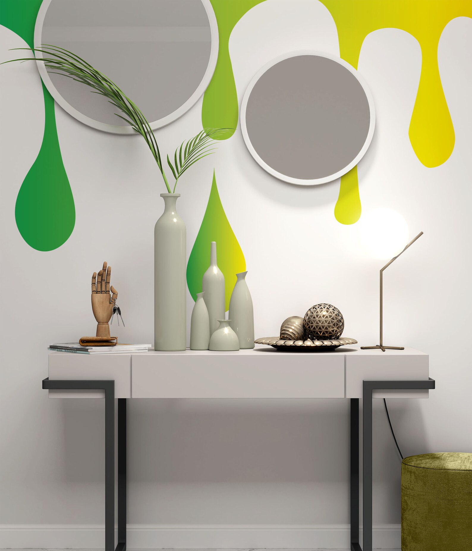 Rainbow Color Slime Dripping Wall Decal Graphic. Kids Room - Etsy