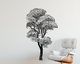 Vinyl Wall Decal Sticker Crows Tree Gfoster172b - Etsy