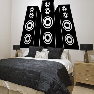 Vinyl Wall Decal Sticker Speakers OSMB898B - Etsy