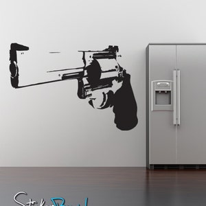 Vinyl Wall Decal Sticker 357 Magnum Weapon Gun JH172A - Etsy