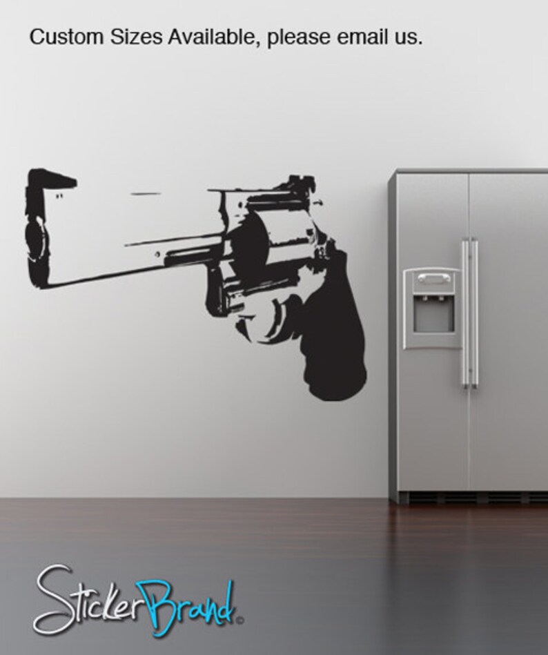 Vinyl Wall Decal Sticker 357 Magnum Weapon Gun JH172A - Etsy