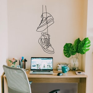 Game Room Wall Art. Hypebeast Sneaker Wall Decal Decor. Urban ...