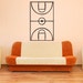 Basketball Court Vinyl Wall Art Decal Sticker. Basketball - Etsy