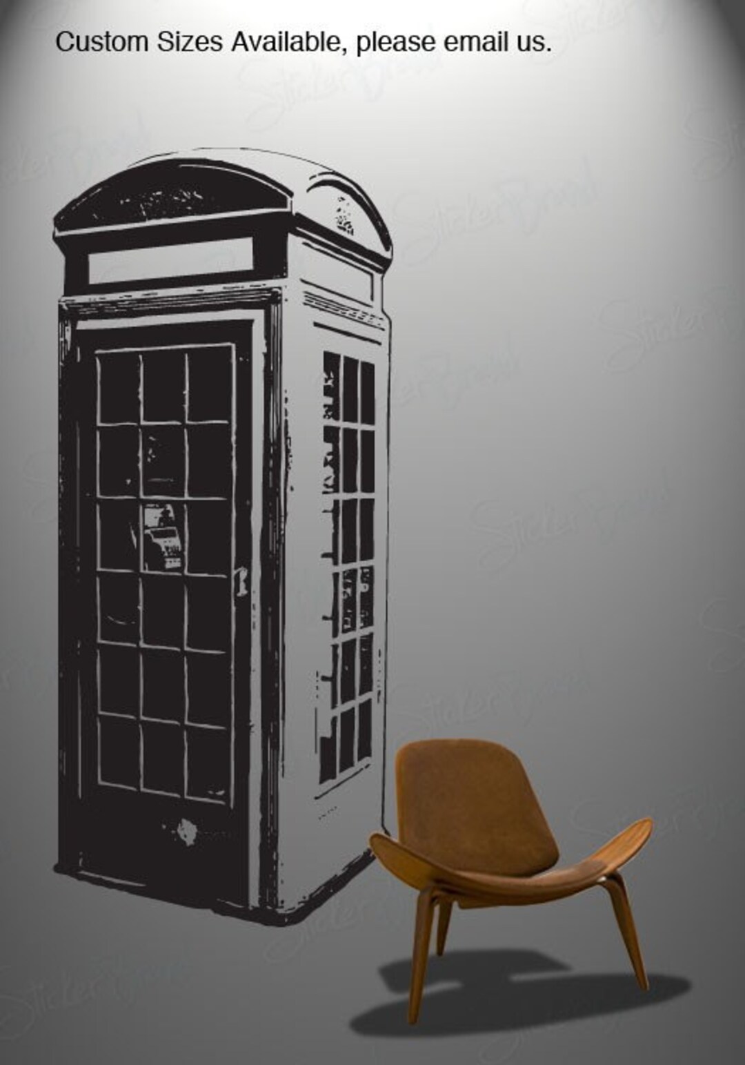 Vinyl Wall Decal Sticker Uk London Telephone 602 - Etsy