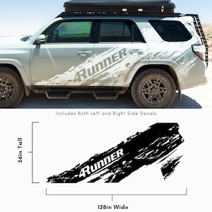 Mud Splash Vinyl Car Graphic Sticker for 4runner. Set of 2. 4 Runner ...