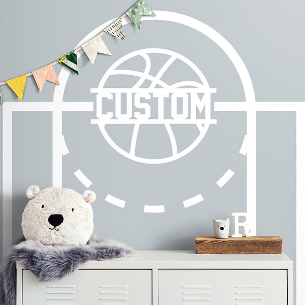 Basketball Decal - Etsy