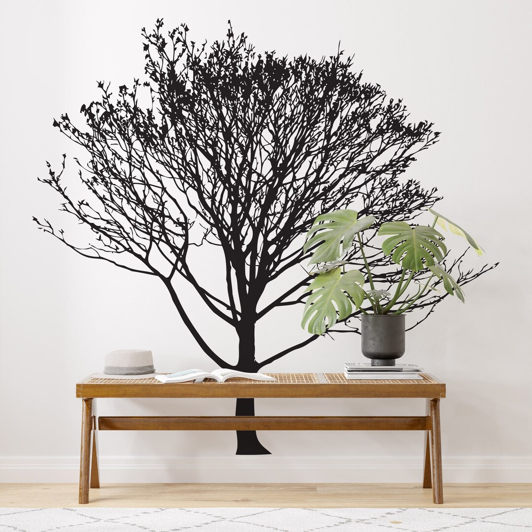 Tree Wall Art, Tree Wall Decal, Nursery Room Decor, Branch Wall Decal ...