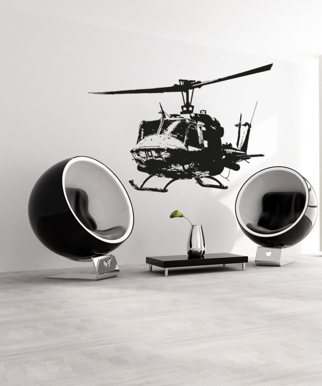 Vinyl Wall Decal Sticker Helicopter Osaa717s - Etsy