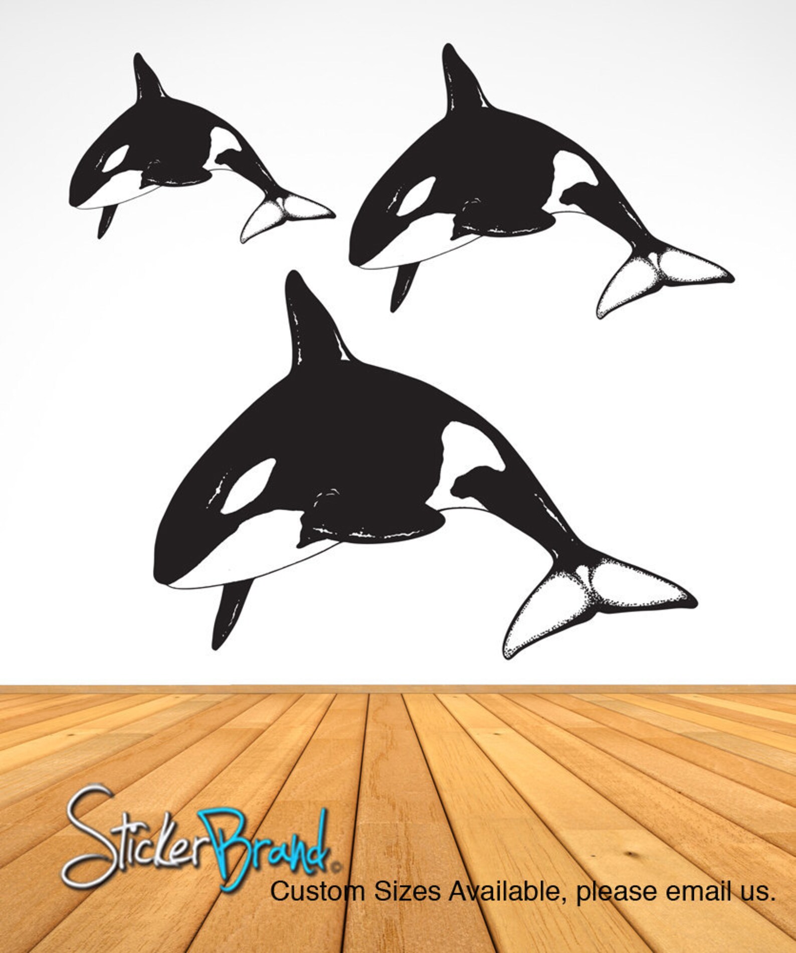Vinyl Wall Decal Sticker Orca Killer Whale Aedel114b - Etsy