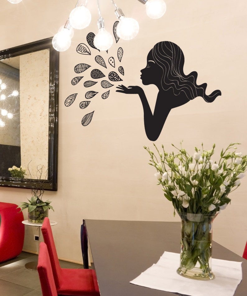 Vinyl Wall Art Decal Sticker Blow Kisses Osdc719s - Etsy