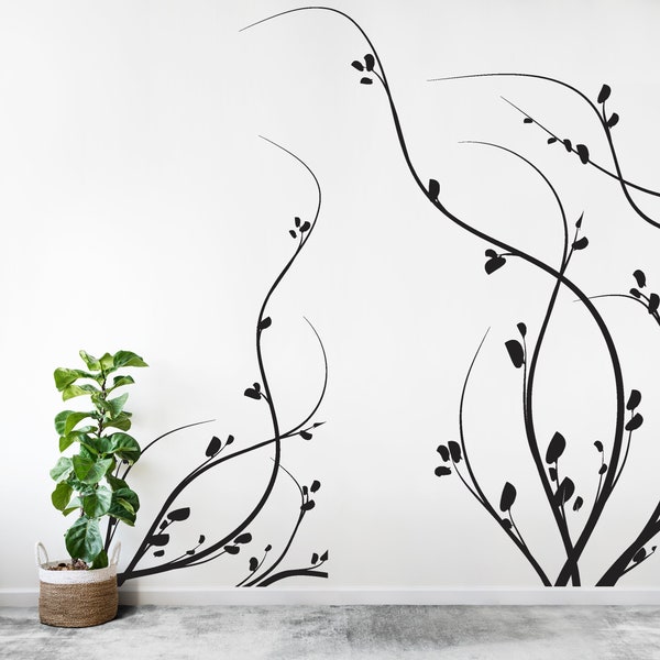 Vine Wall Decals - Etsy