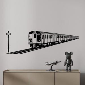 New York City Subway Wall Decal Sticker. NYC Train Transportable. Urban ...