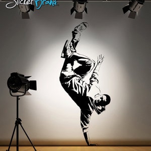 Break Dancer Vinyl Wall Decal Sticker. #ac165s - Etsy
