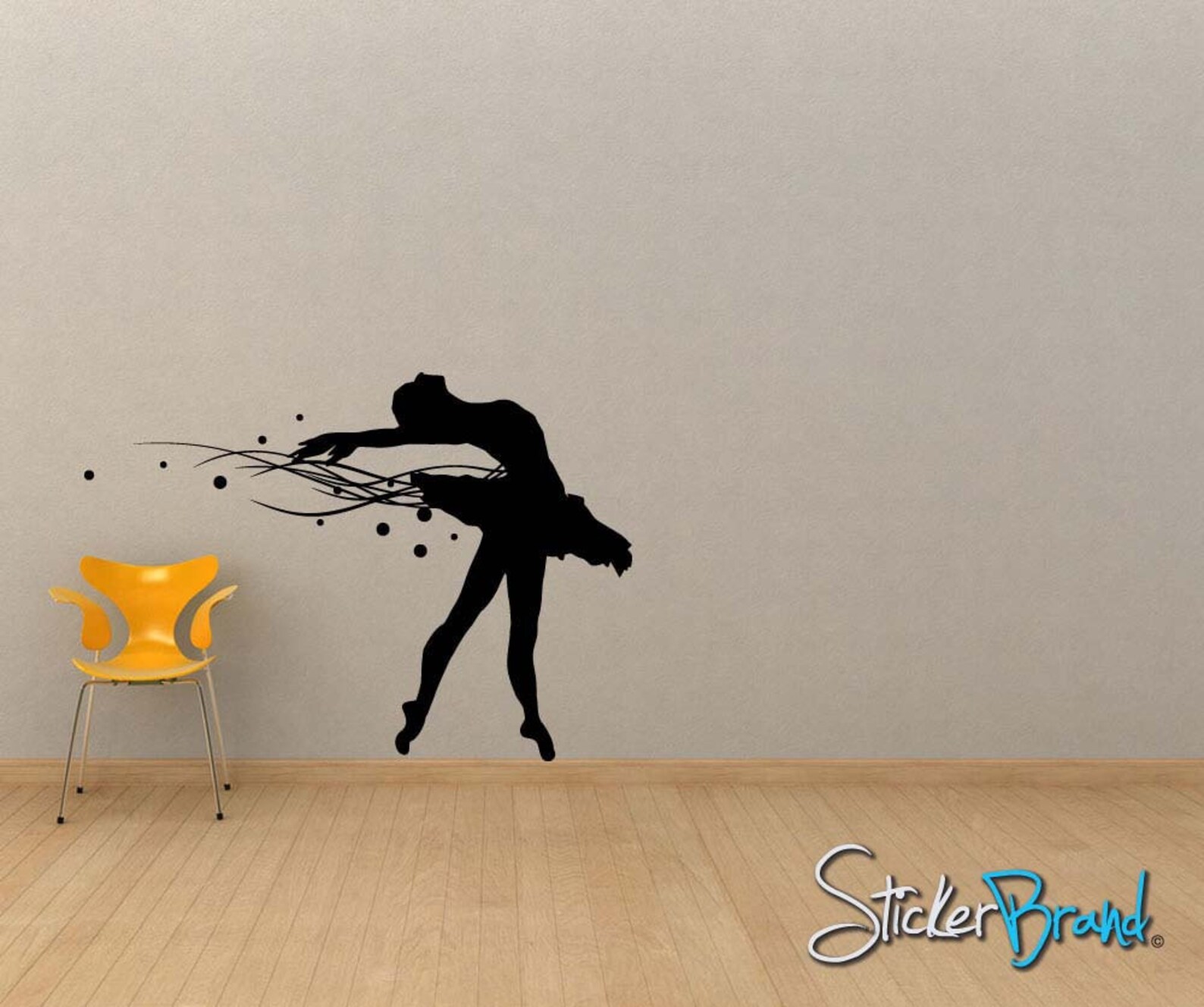 Vinyl Wall Decal Sticker Ballerina 72inx101in Item OSMG137A - Etsy