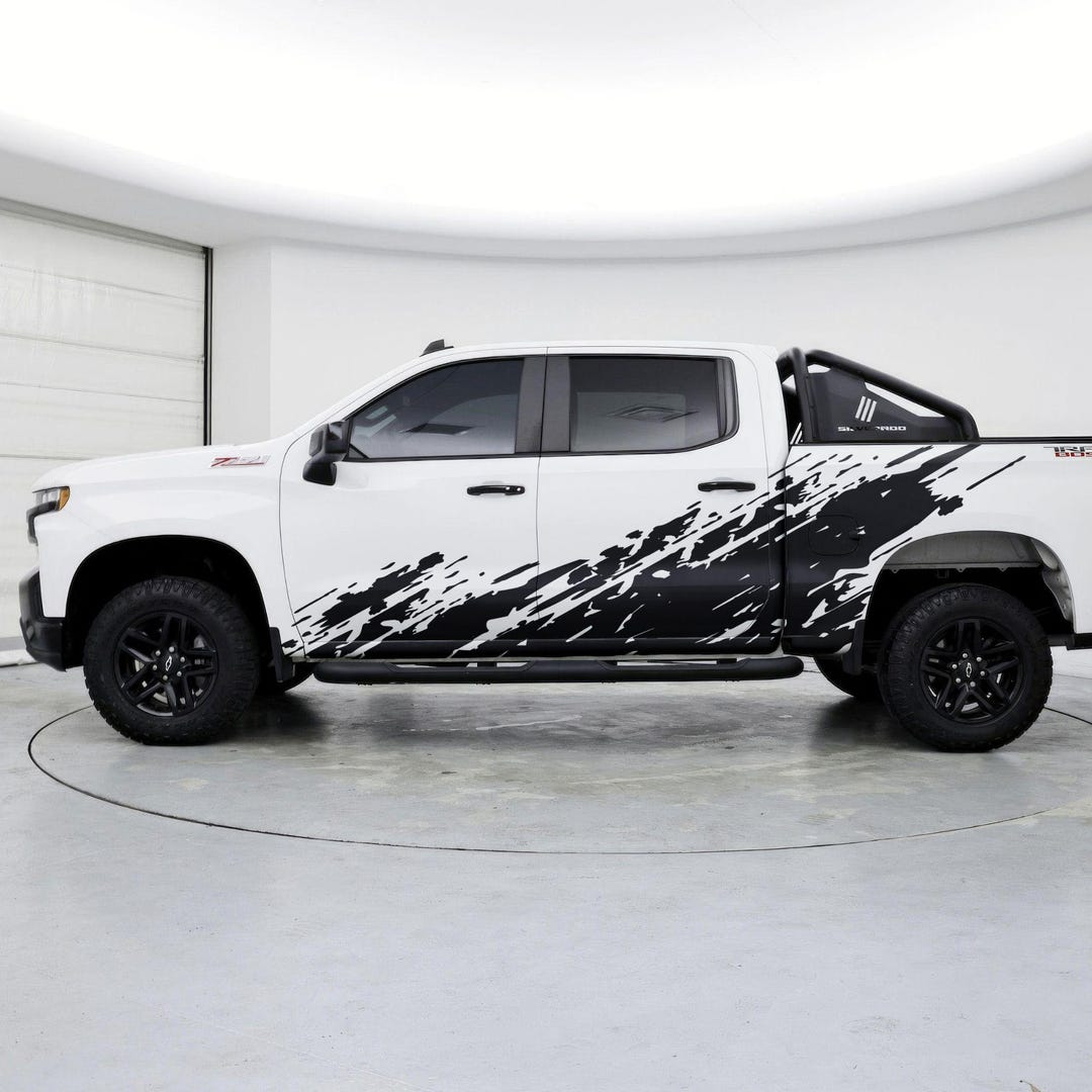 Mud Splash Truck Decal Sticker Silverado, GMC Sierra. Set of 2 off Road ...
