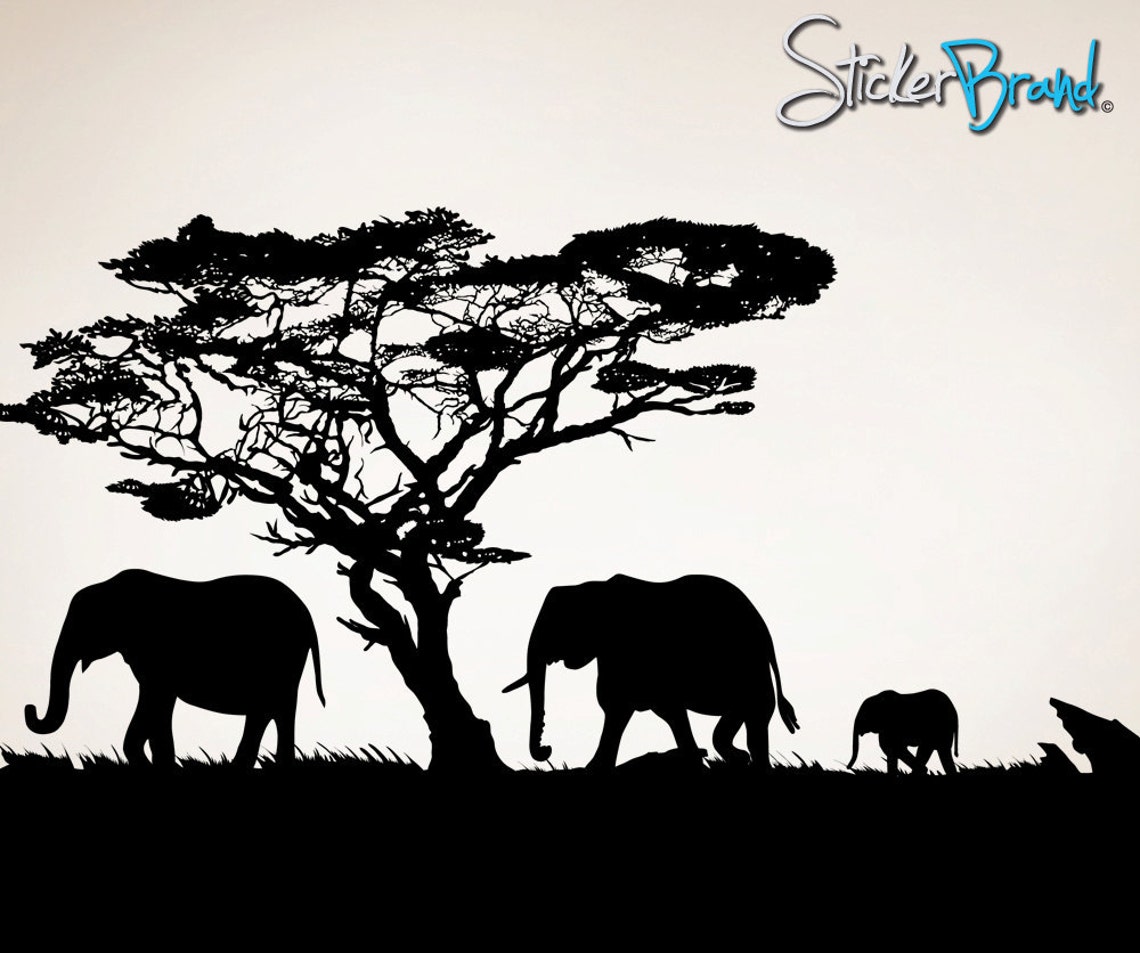 Vinyl Wall Decal Sticker Safari Item Osaa104s - Etsy