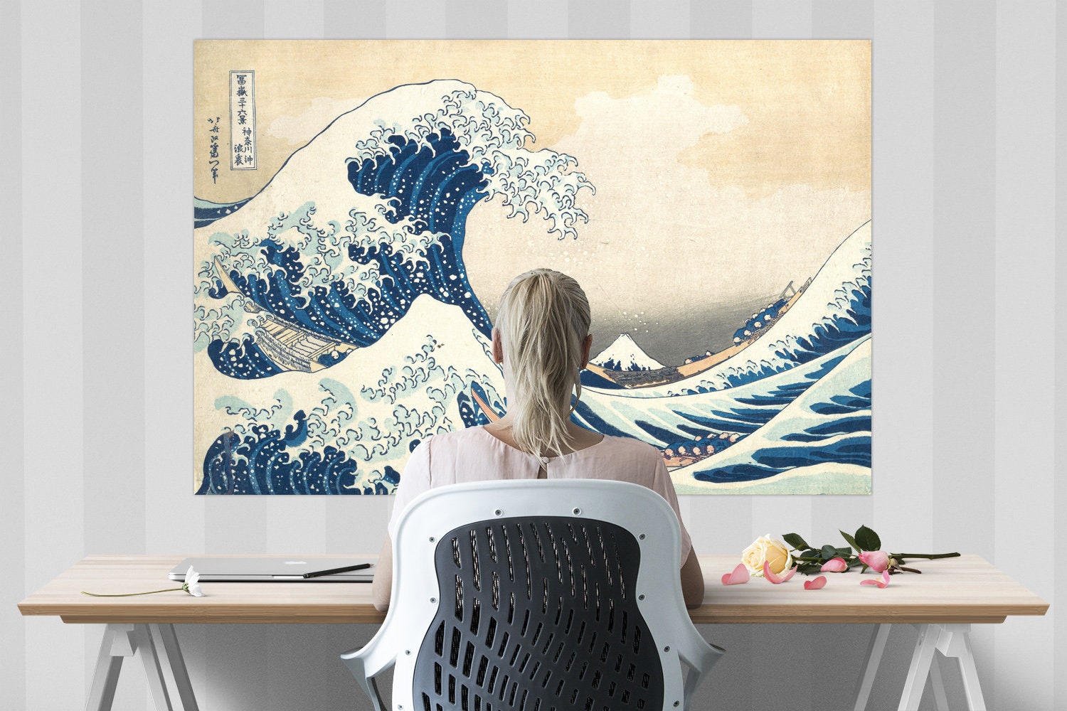 The Great Wave off Kanagawa by Katsushika Hokusai Poster | Etsy