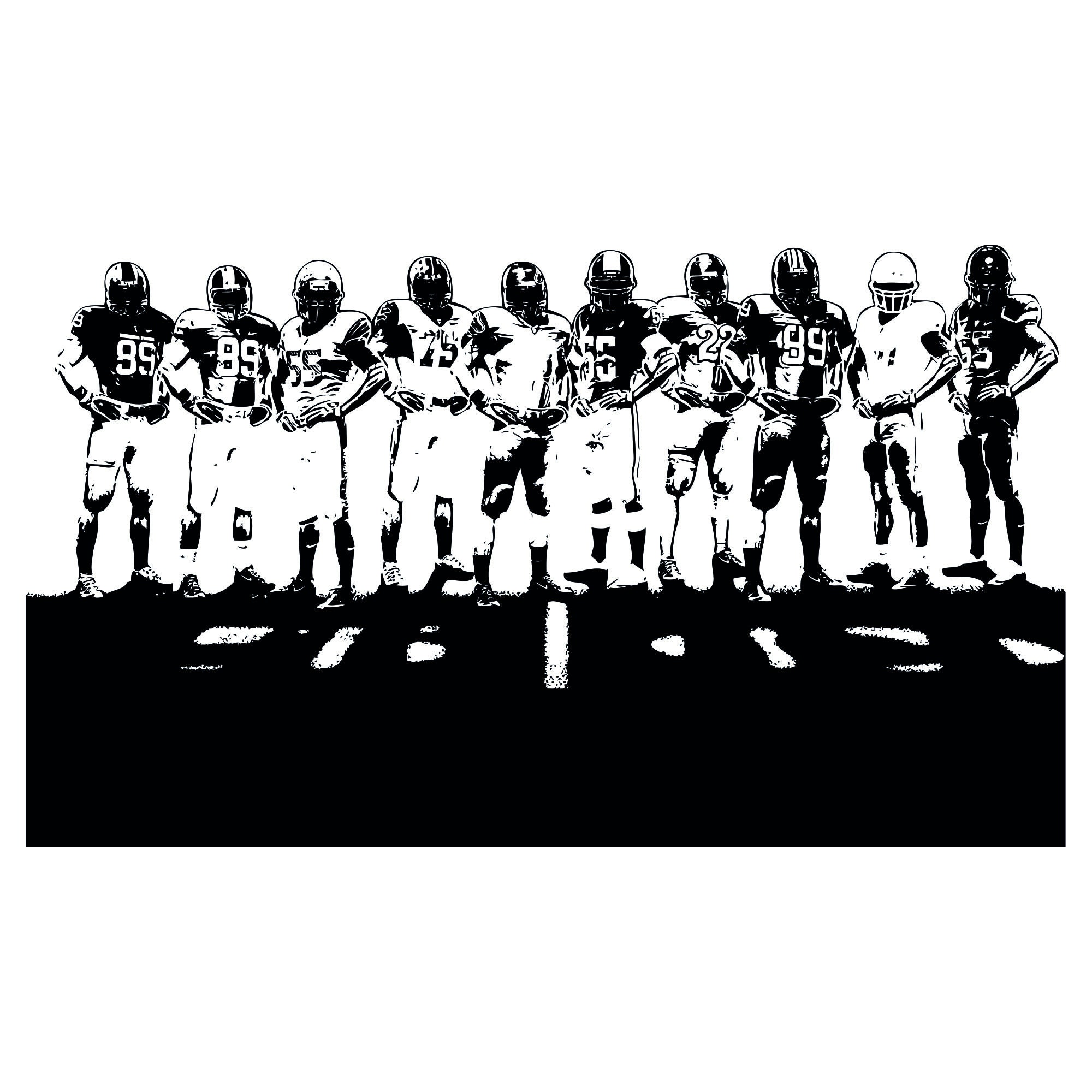 Football Huddle Cartoon