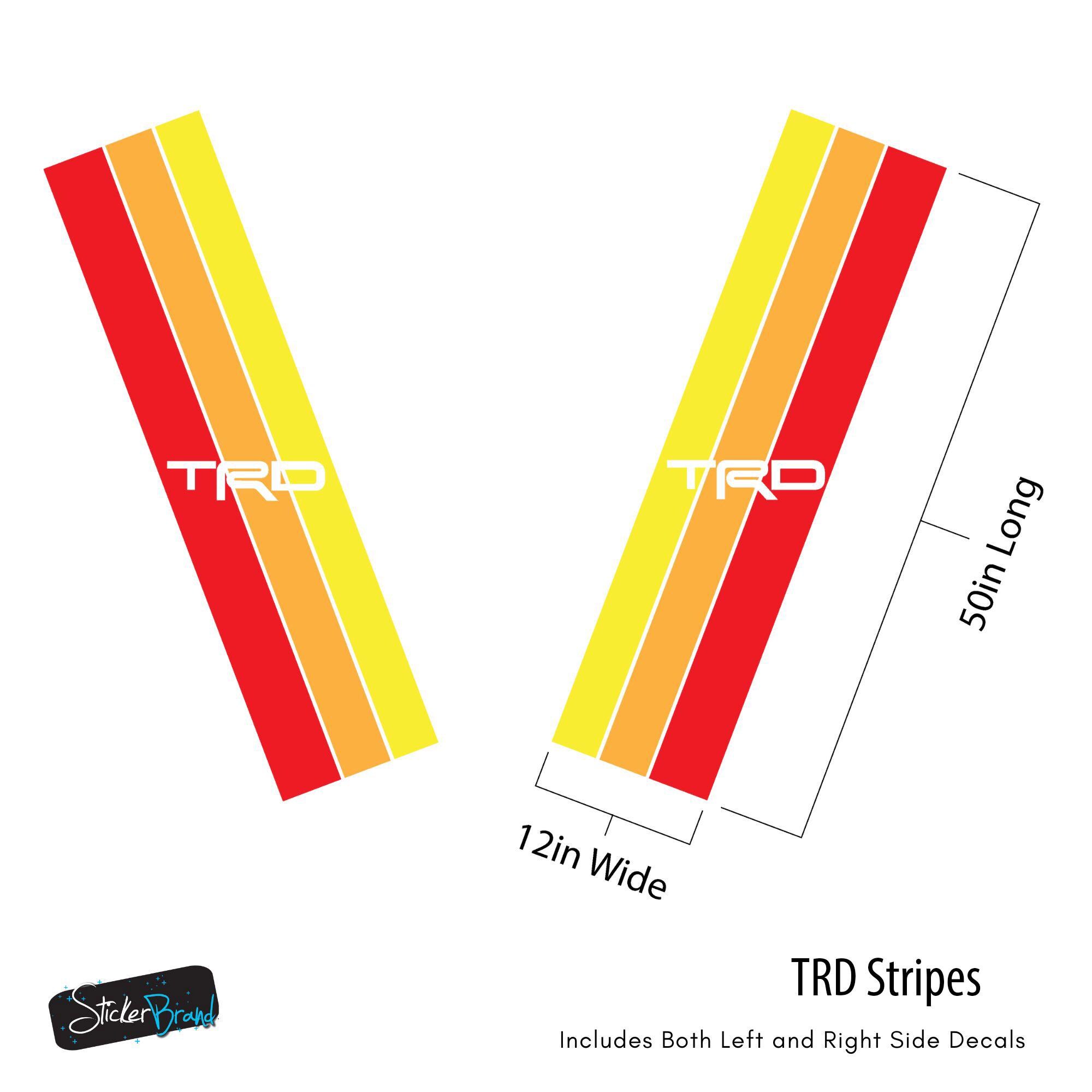 TRD Retro Racing Stripes Tacoma, Tundra, 4runner, FJ Cruiser. Ivan ...