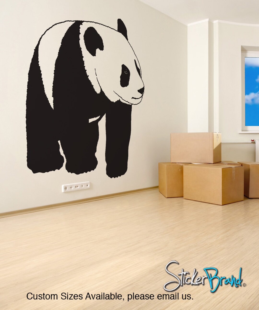 Vinyl Wall Decal Sticker Panda Aedel131b - Etsy